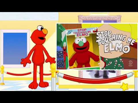 Elmo is laughing at Stop touching me elmo - YouTube