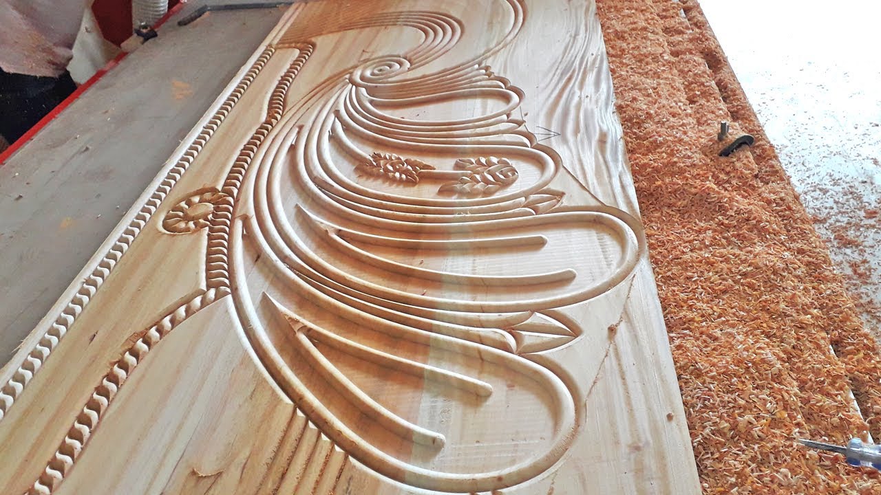 Incredible Modern Wooden Bed Design by CNC Router Machine || Beautiful ...