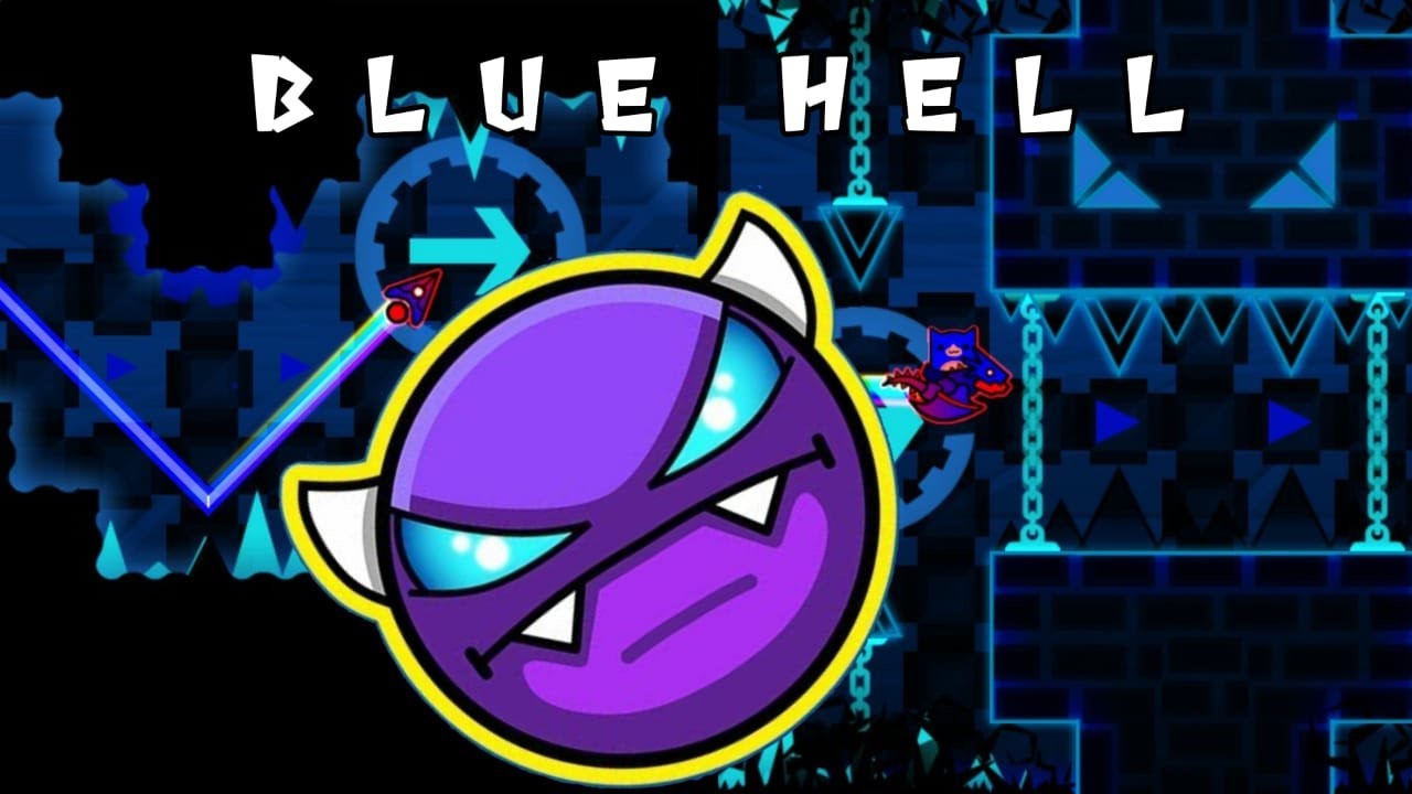 "Blue Hell" 100% (Easy Demon) By LaZye - YouTube