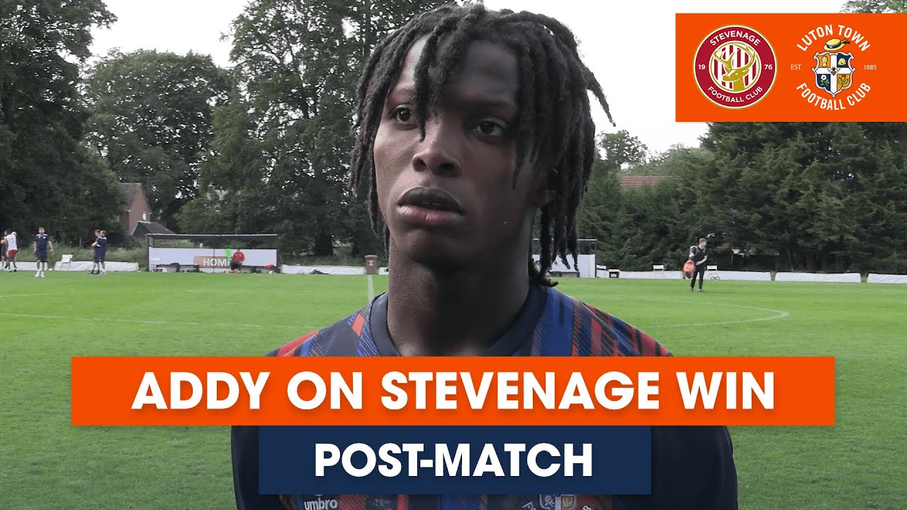 POST-MATCH | TQ Addy reacts to the 3-2 win against Stevenage U23s ...