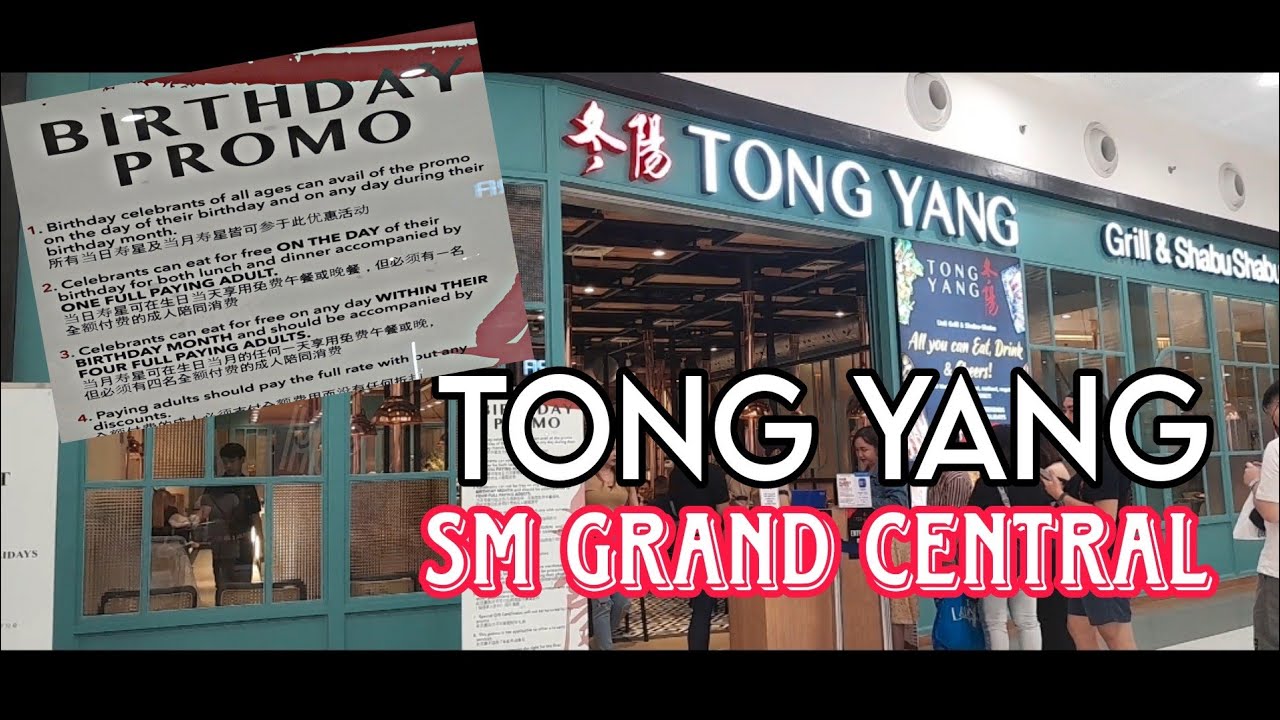 Tong Yang SM Grand Central 2023 Birthday Promo - YouTube