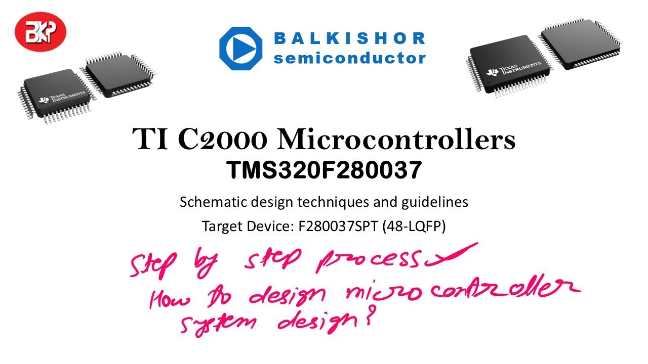 036: C2000 MCU TMS320F280037 48-LQFP sys sch design - YouTube