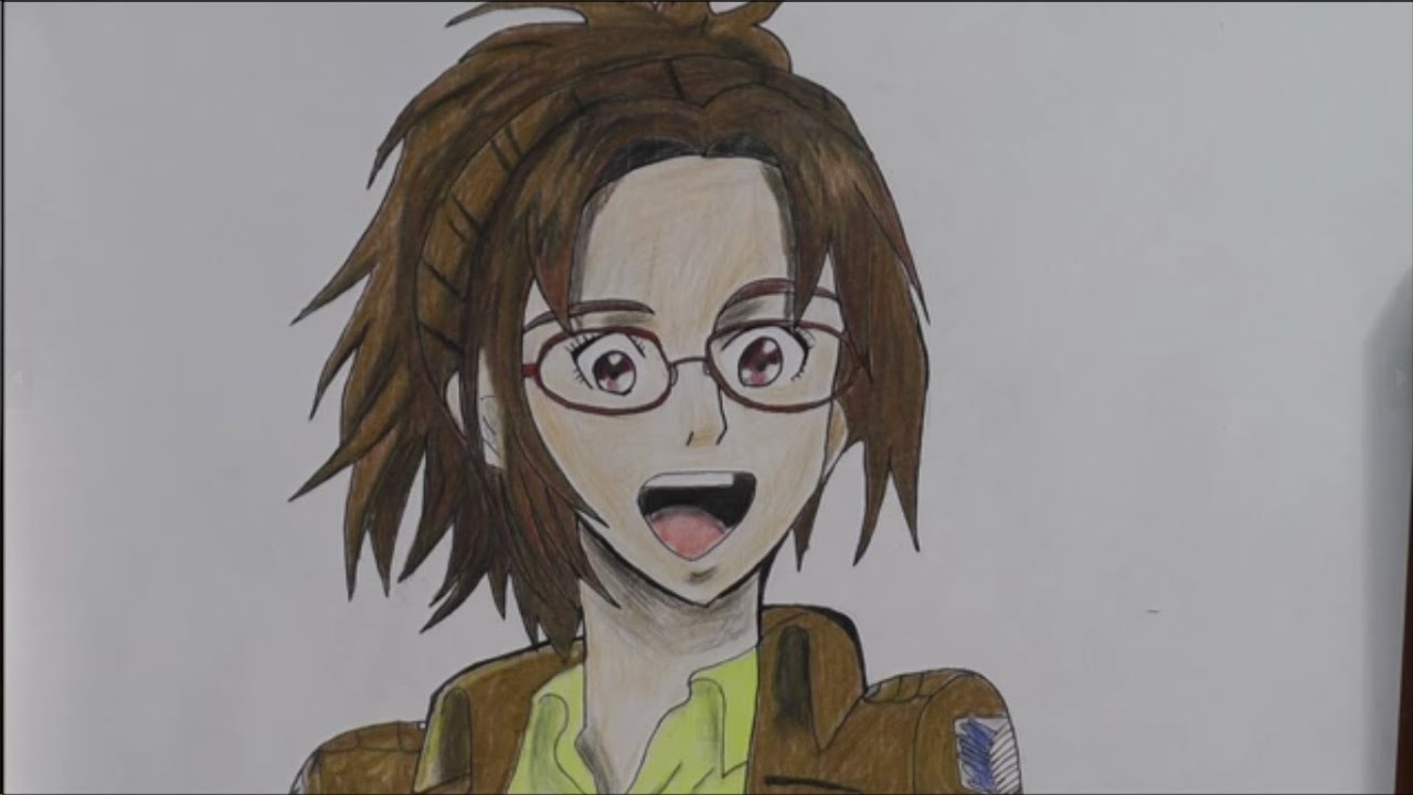 How To Draw Hange Zoe from Attack on Titan - YouTube