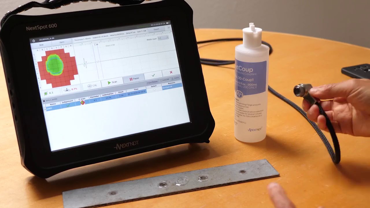 Spot Weld Inspection by NEXTSPOT 600 using Phased Array Ultrasonic ...