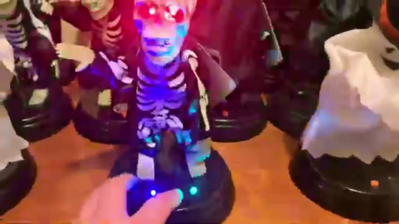 Gemmy 2011 Grave Raver Dynamite Skeleton HQ Audio 2 - YouTube