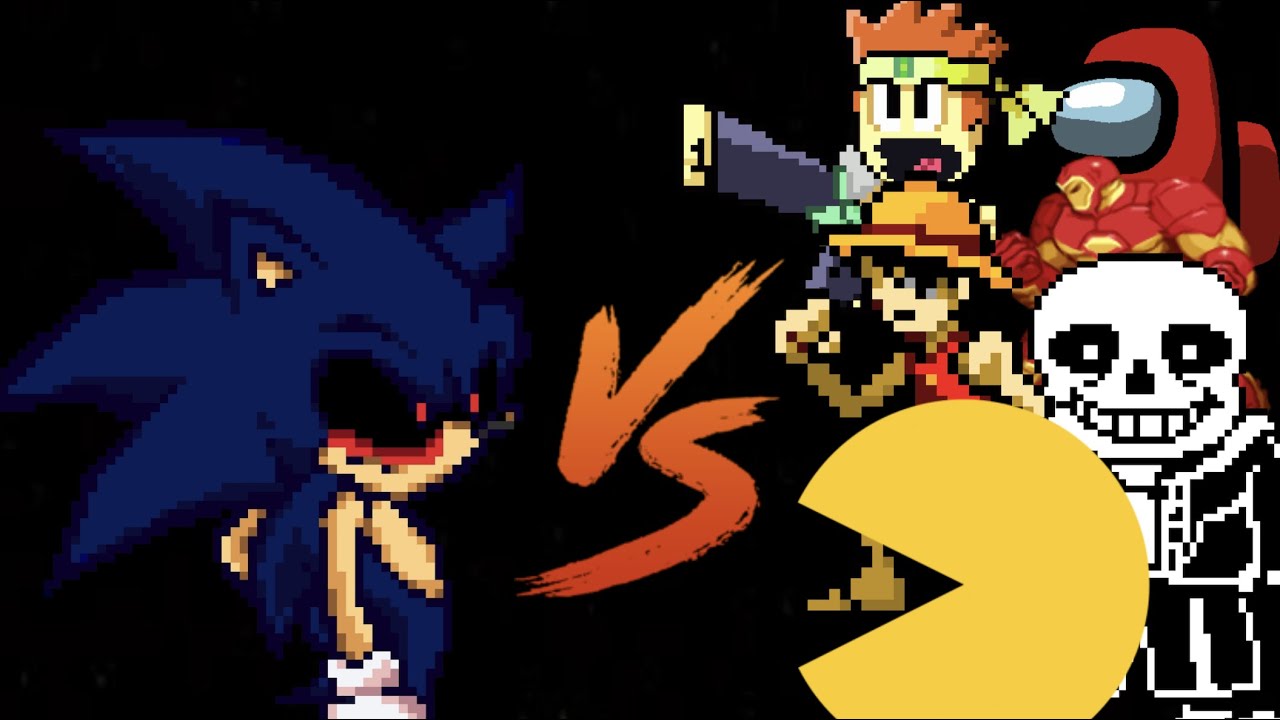 Sonic EXE vs Everyone | Sprite Battle - YouTube