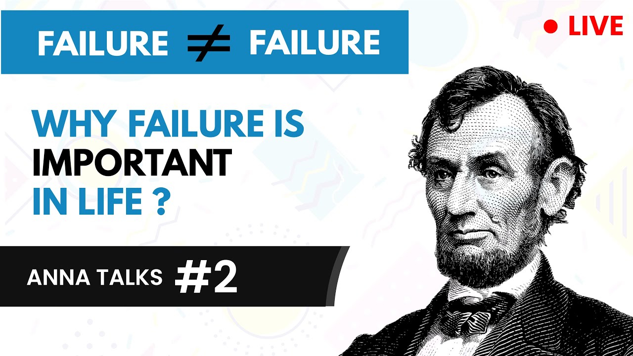 Why Failure is Important in Life? || Live Stream || Anna Sir Kota ...