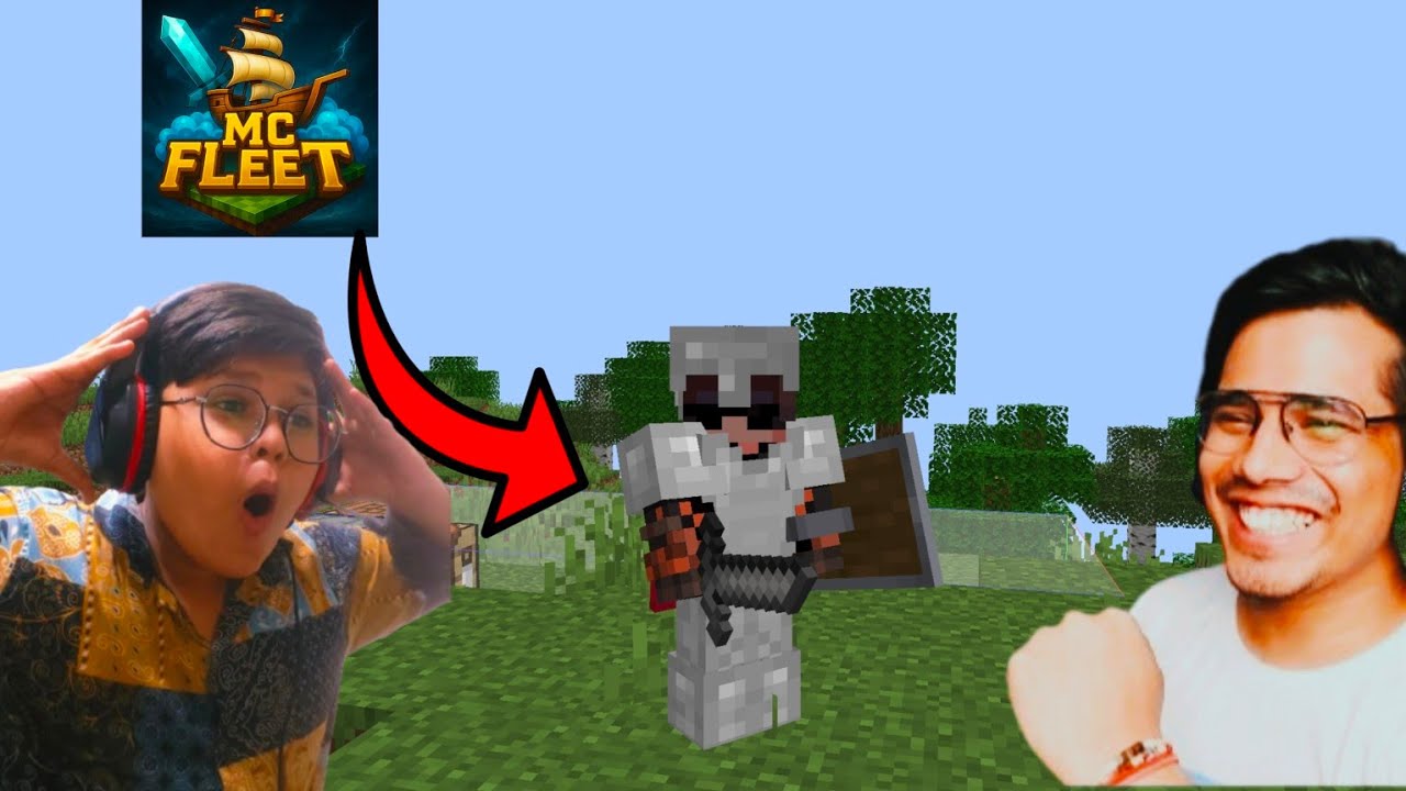 I play first time in mcfleet survival | mincraft mcfleet - YouTube