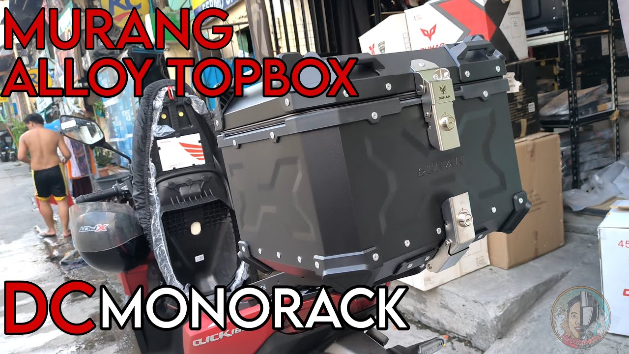MURANG ALLOY TOPBOX | DC MONORACK | MARVSMOTO | CLICK 160 - YouTube