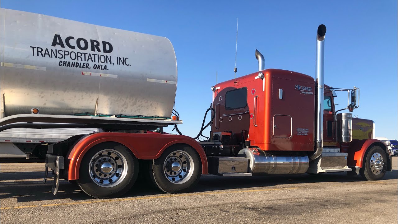 First time driving my semi truck | Hauling hazardous materials - YouTube