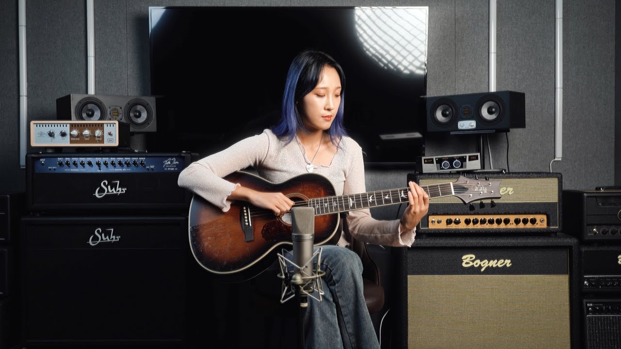 김나린 (Narin Kim) - 「Phunkdified」 I PRS SE P20 Parlor-Tobacco Sunburst ...