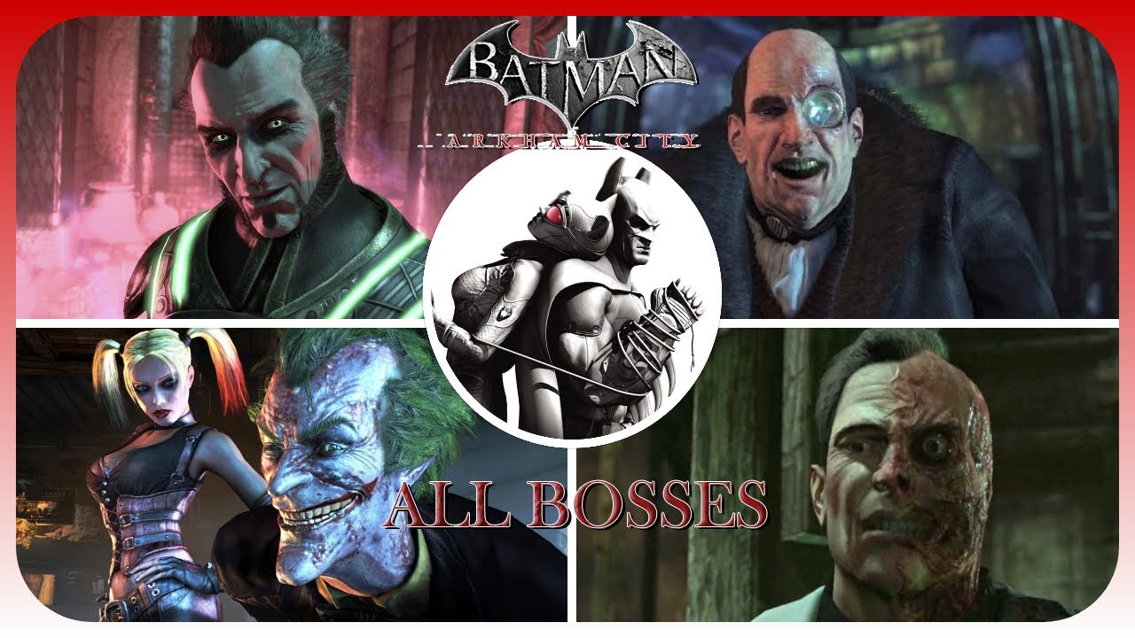 Batman: Arkham City All Bosses (PS4, PS3, XONE, X360, PC) - YouTube
