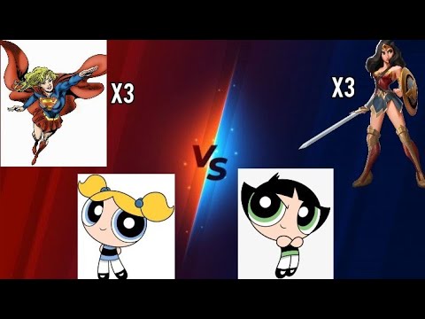 Mugen Battle #2815: Team Bubbles vs Team Buttercup - YouTube