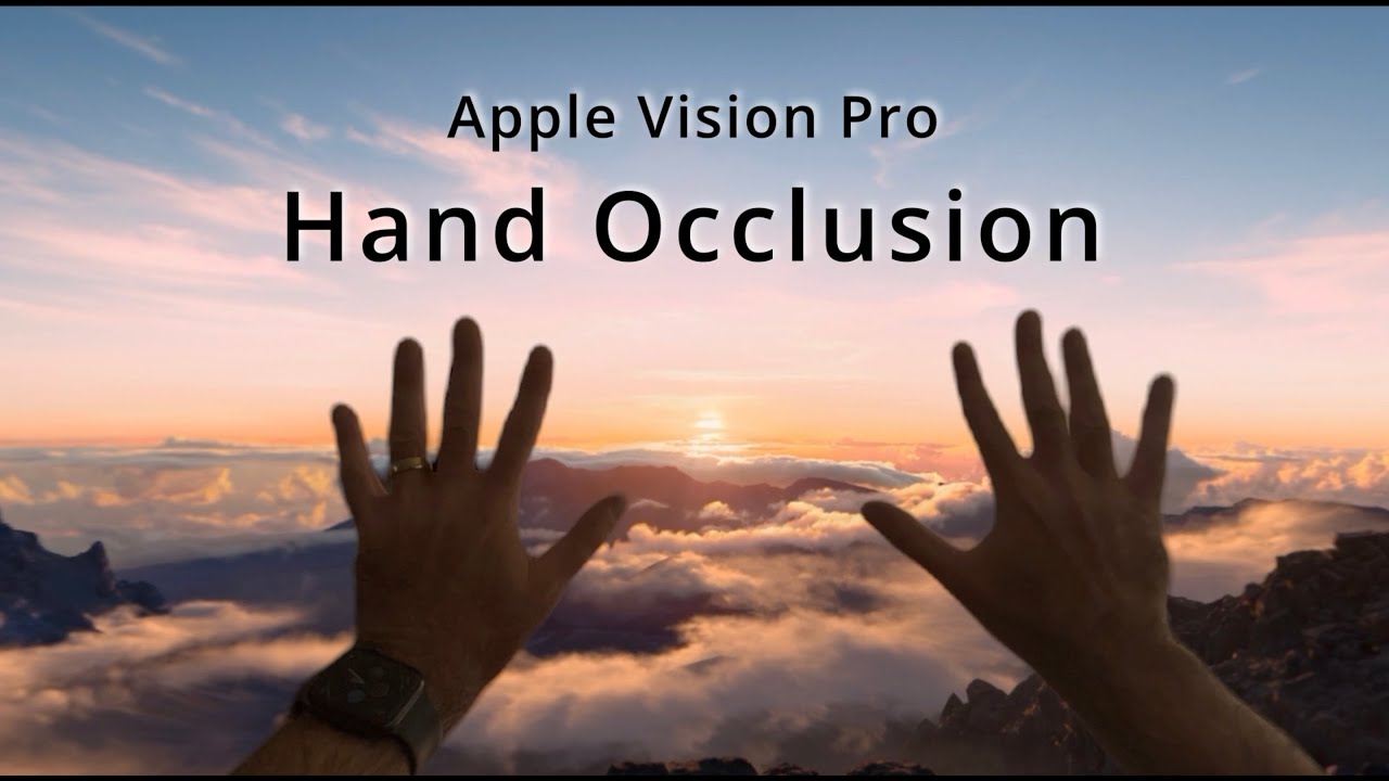 Hand Occlusion on the Apple Vision Pro! - YouTube