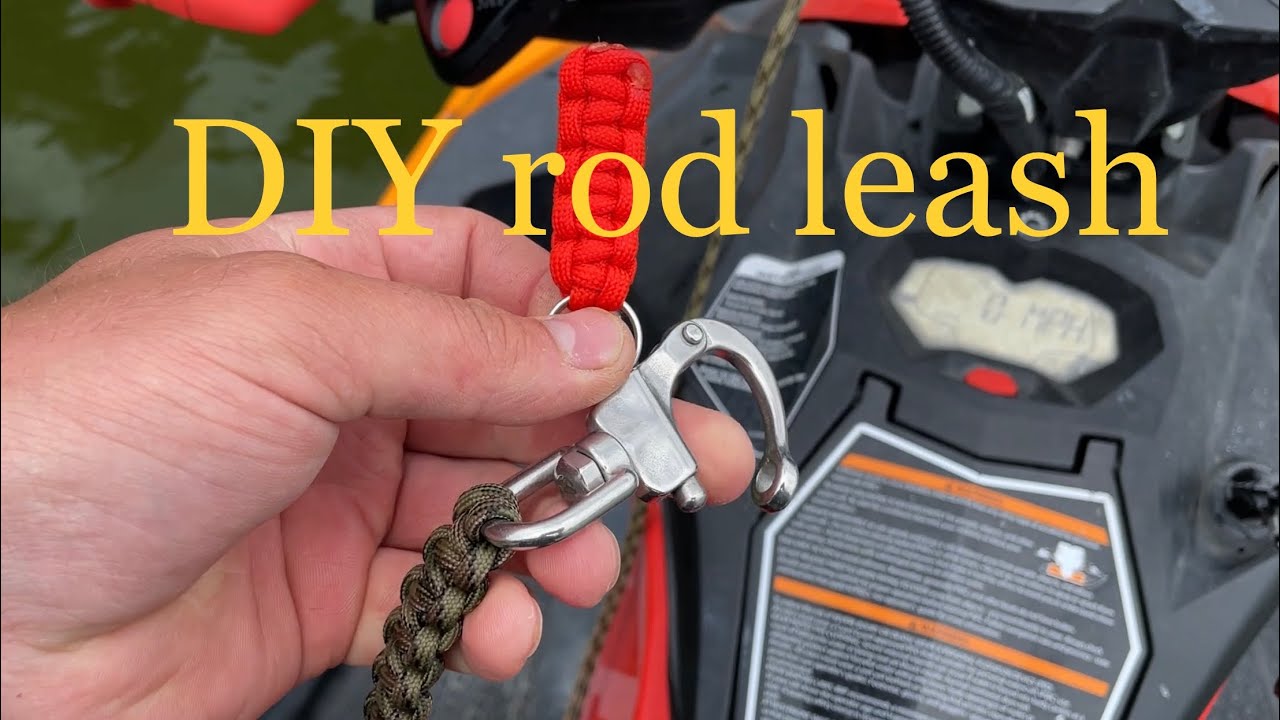 DIY rod leash - YouTube