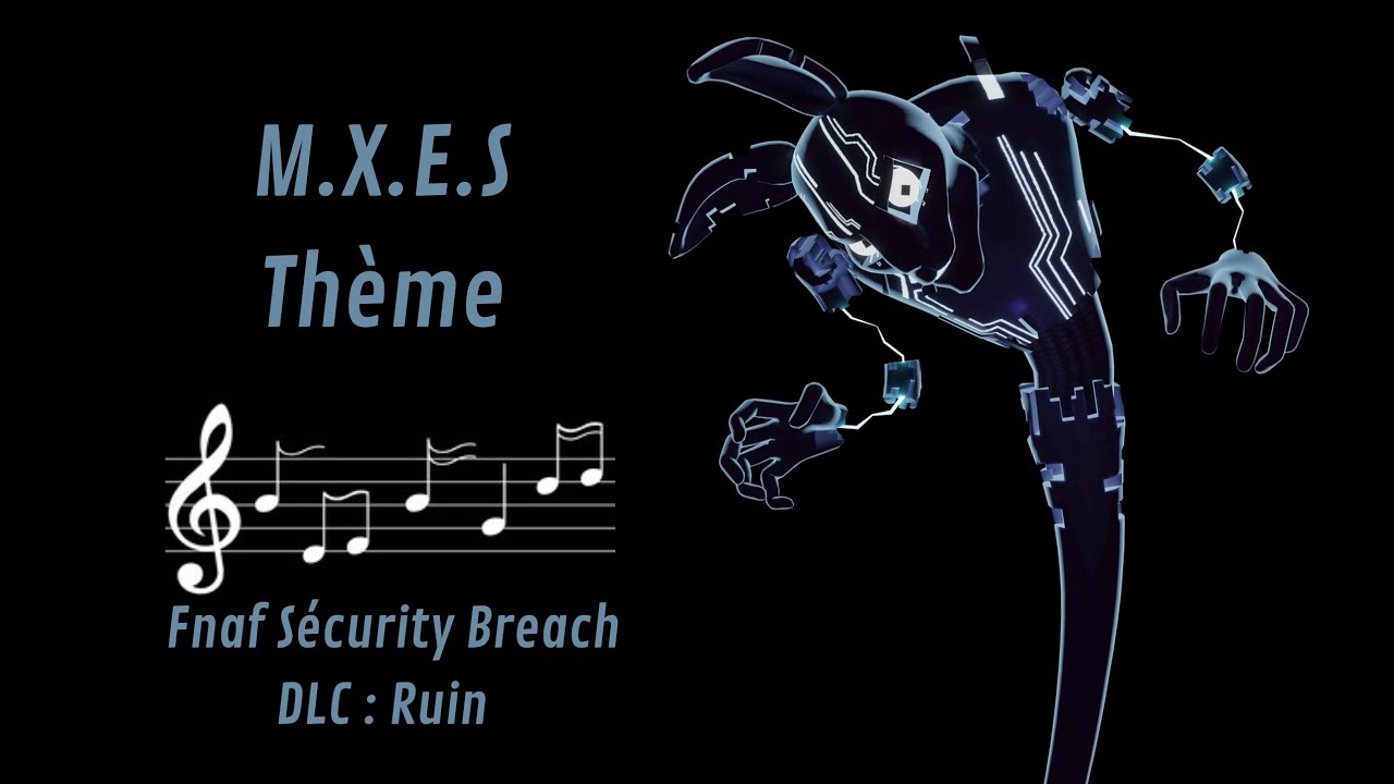 Five Nights at Freddy's Security Breach DLC : Ruin M.X.E.S Thème Songs ...