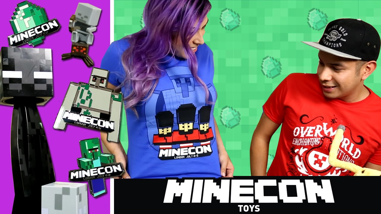 Minecon TOYS! - Minecraft exclusive toys - YouTube