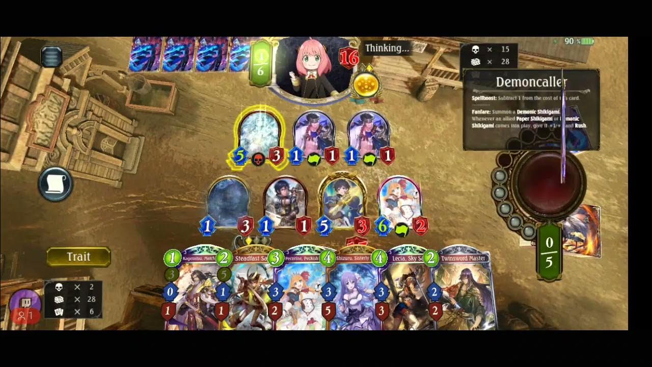 (Masters 2K Rotation) Evolve Sword vs Kuon Rune [Shadowverse/Ultimate Colosseum] - YouTube