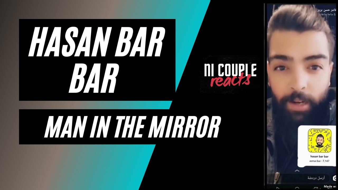 Hasan Bar Bar - Man in the mirror - NI COUPLE REACTS - YouTube