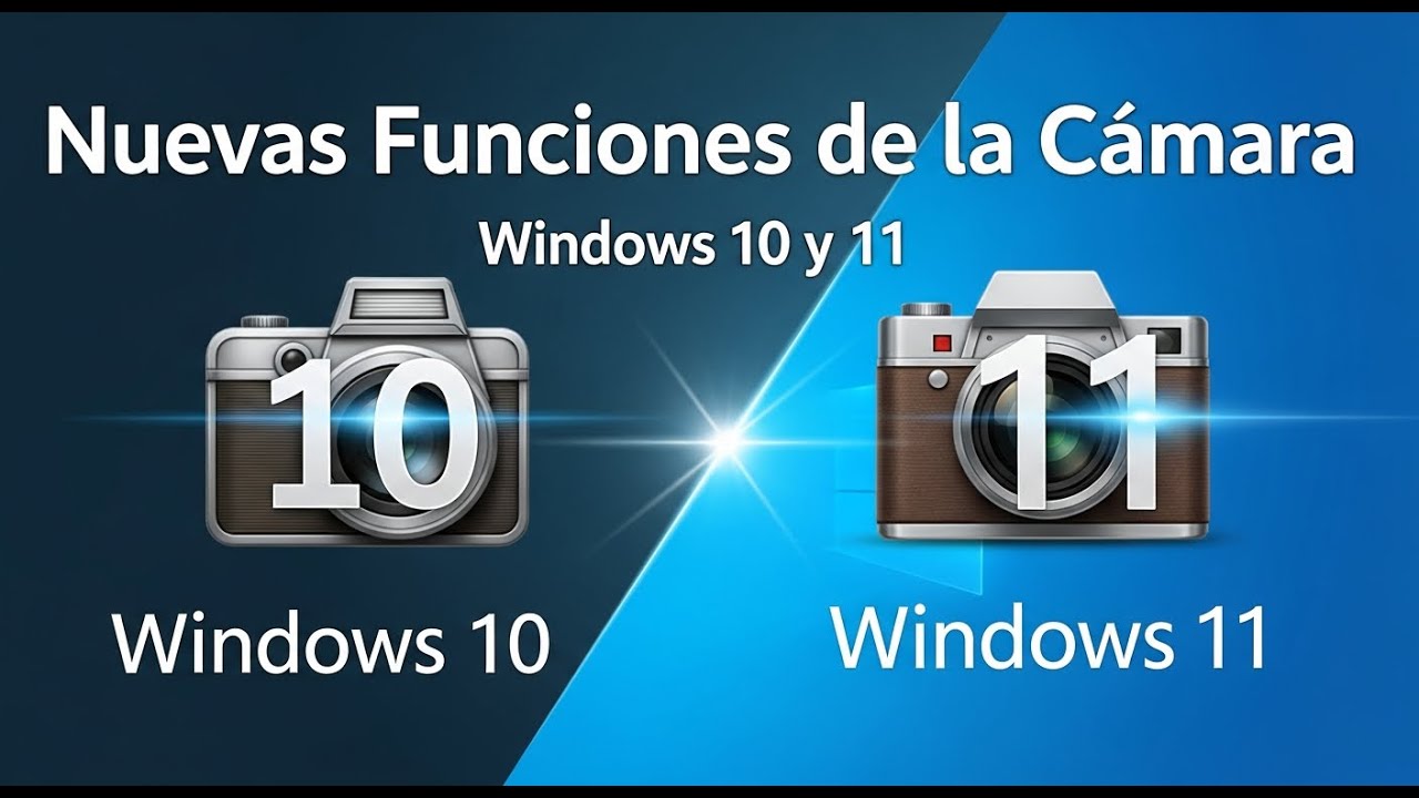nuevas funciones de la camara de windows 10 y 11 - YouTube