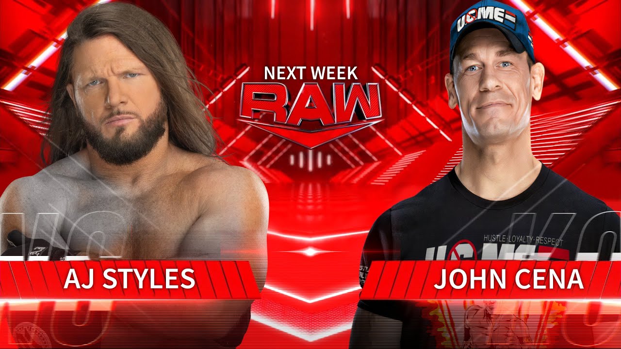 WWE2K24 | AJ Styles vs. John Cena | If Cena win he will be special ...