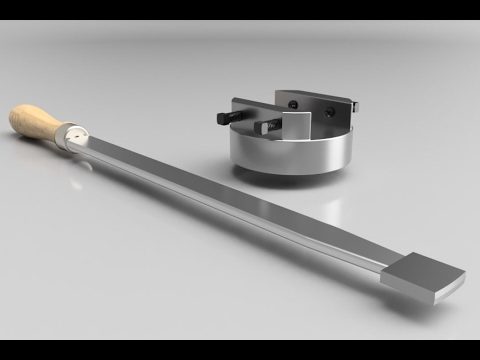 Matt's Workshop - Making a Carbide Hand Scraper, Part 1 - YouTube