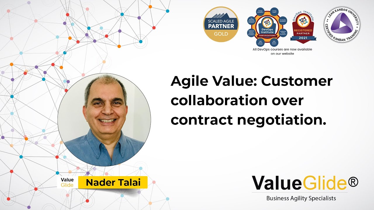 Customer collaboration over contract negotiation. - YouTube