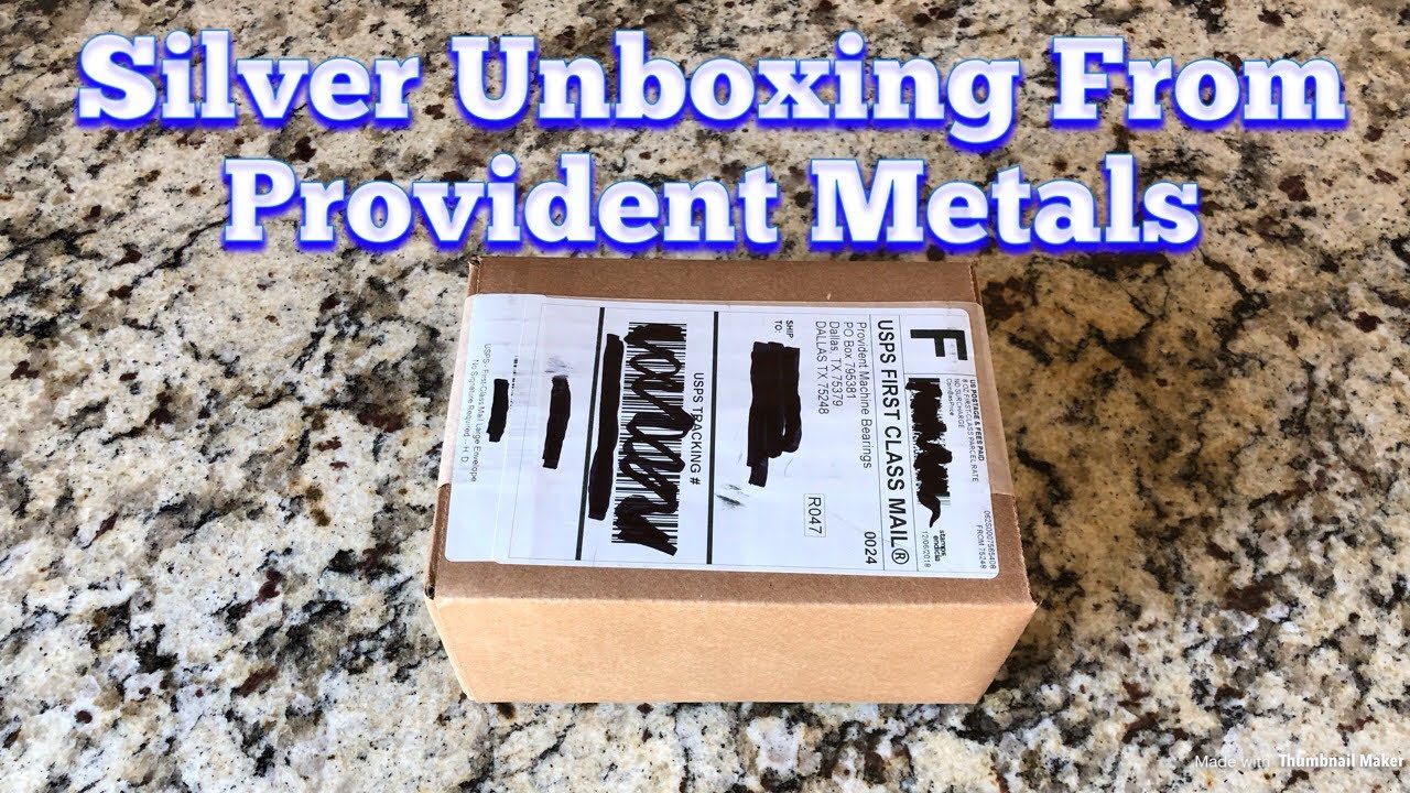 Silver Unboxing From Provident Metals - YouTube