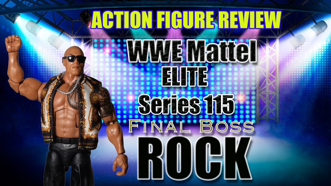 WWE Mattel Final Boss Rock Series 115 Action Figure Review - YouTube
