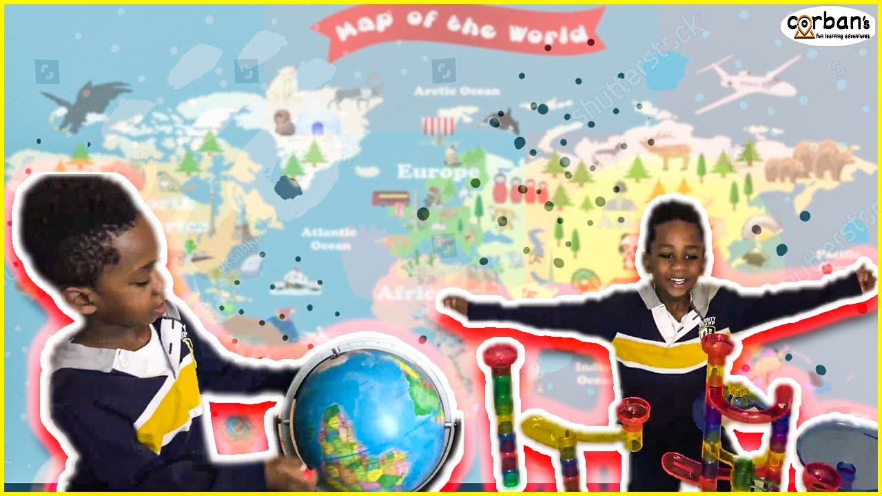 World Geography Lesson - Fun Learning Activity for Kids - YouTube