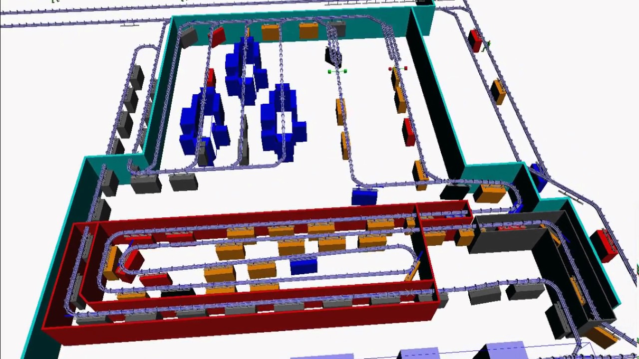 Richards Wilcox - Conveyor Simulation 1 - YouTube