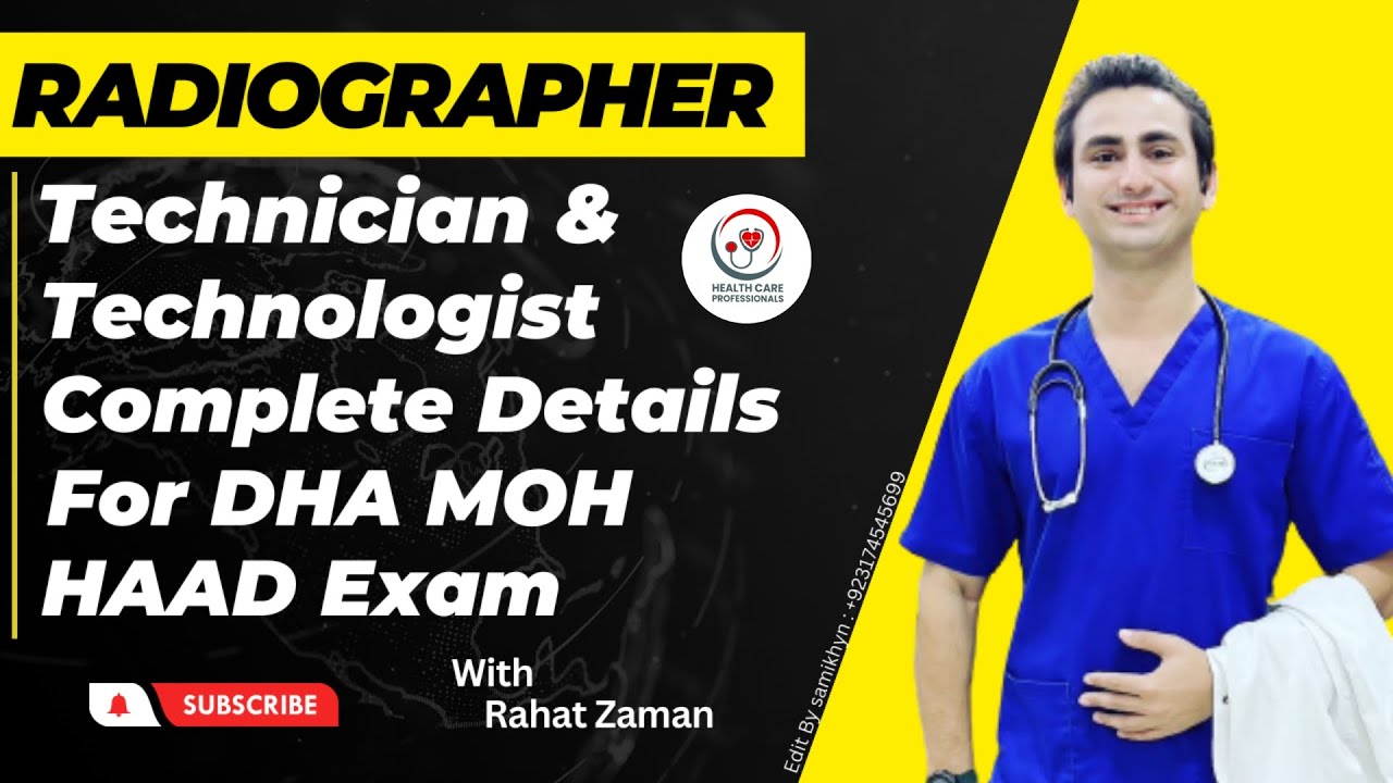 Radiographer Technician & Technologists Complete Details || Healthcare ...