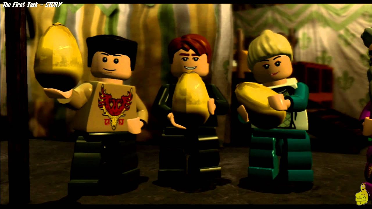 Lego Harry Potter Years1-4: Level 21 The First Task STORY - HTG - YouTube