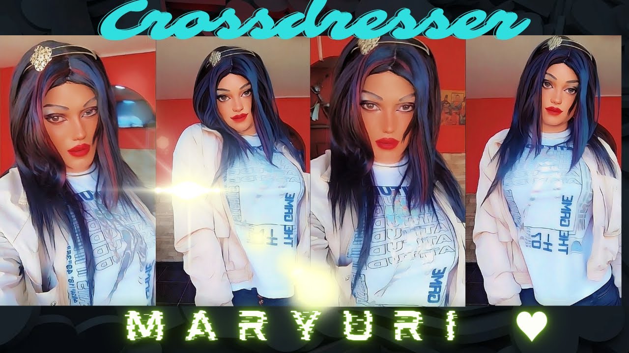 CROSSDRESSER MARYURI, JEANS AND JACKET 😊. #crossdresser. - YouTube