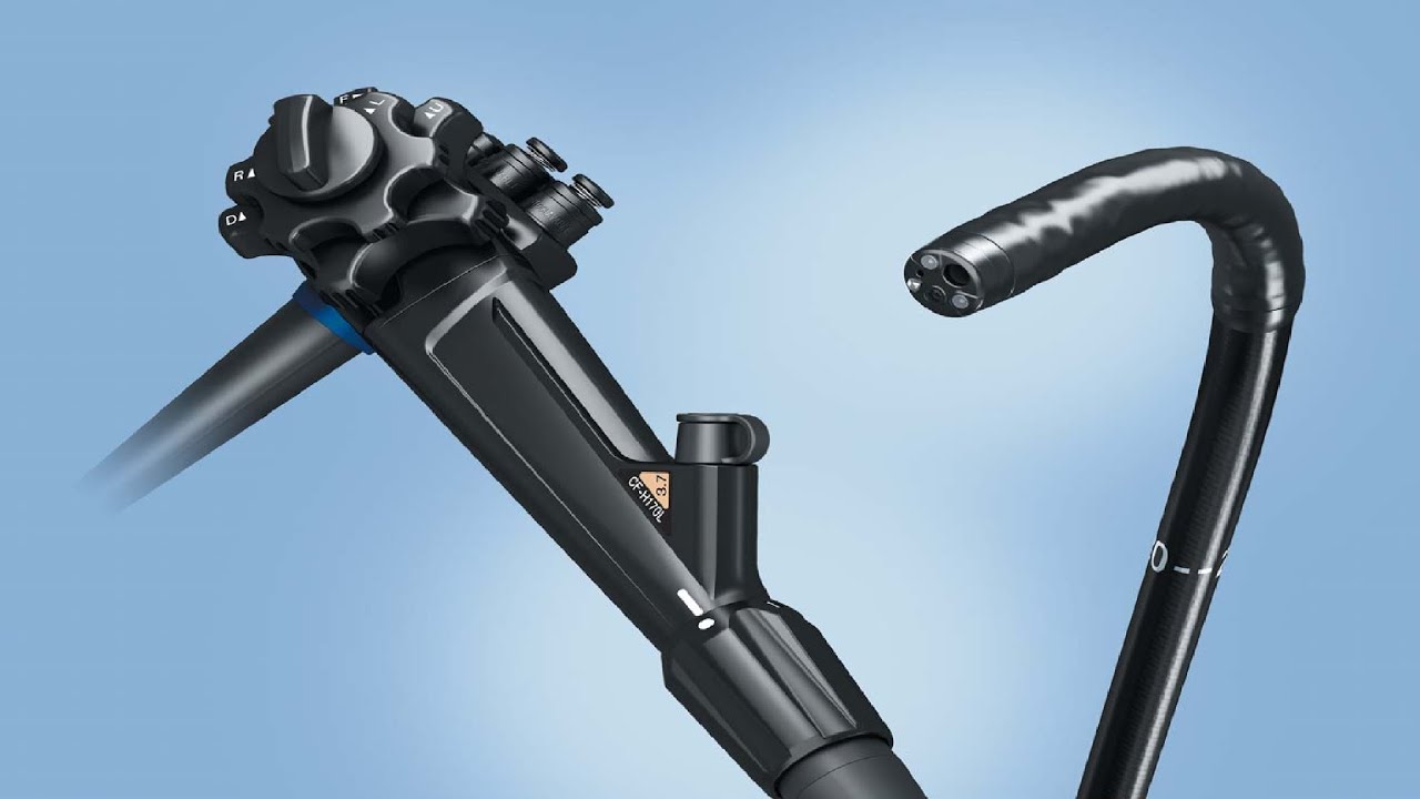 Gastroscopy Olympus GIF H170 NBI polyp biopsy endoscopy - YouTube