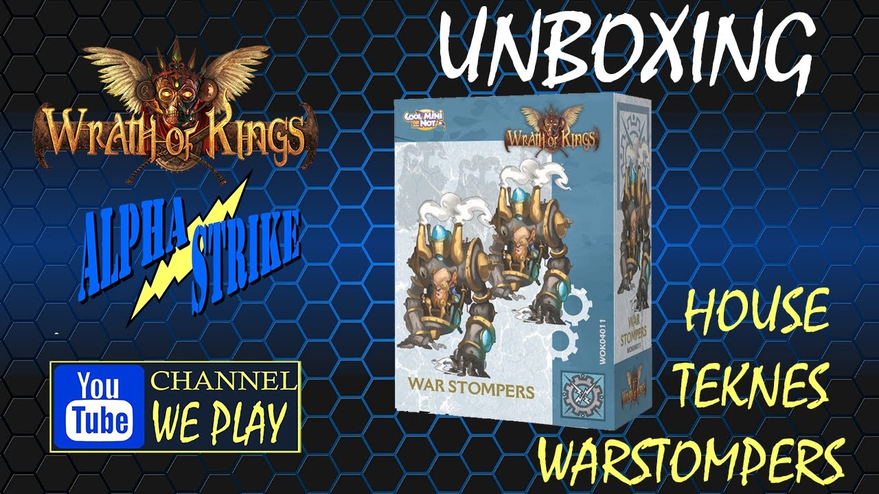 Wrath of Kings Unboxing - House Teknes Warstompers - YouTube