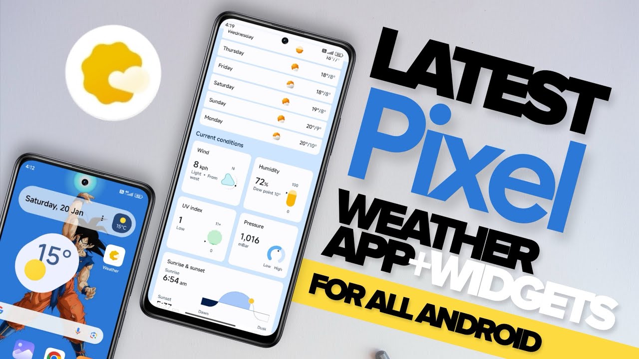 How To Get Pixel Weather App & Widgets On Any Android - YouTube