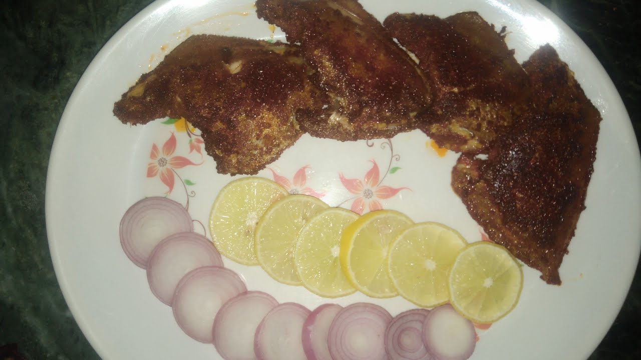 Halwa fish fry | black pomfret fish fry | easy fish fry recipe. - YouTube