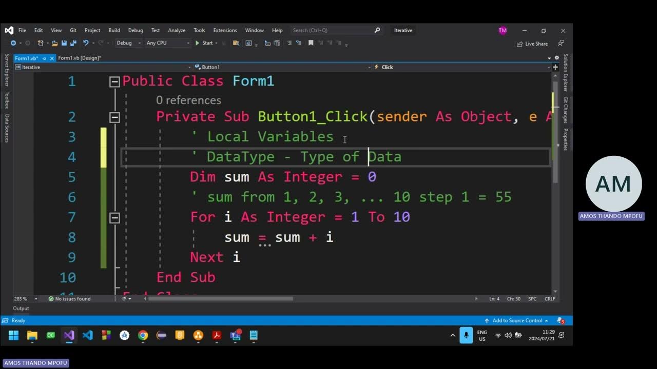2019 Practical 02 Memo Informatics 1B Part 1 #programming #windows #visualstudio #vba - YouTube