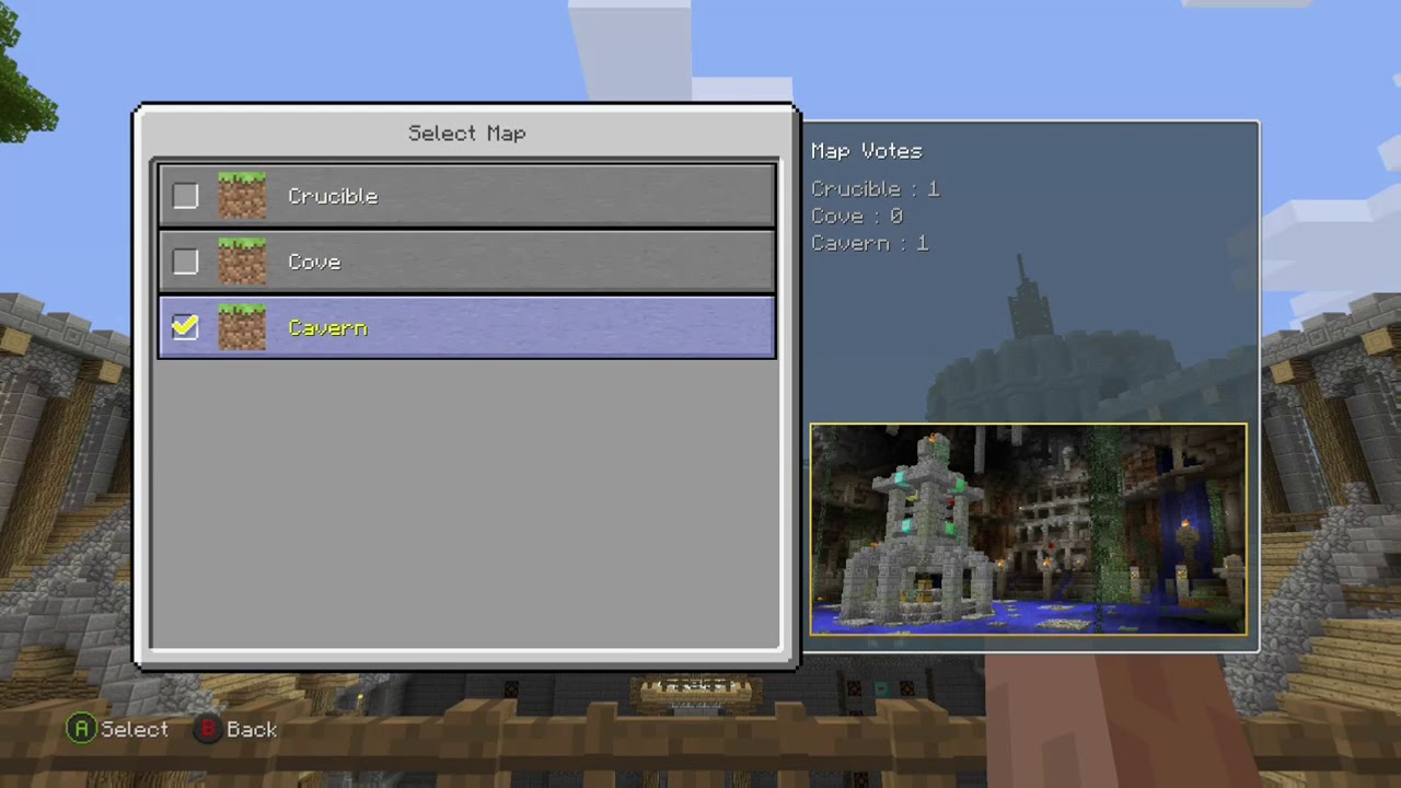 Minecraft xbox one battle mini game - YouTube