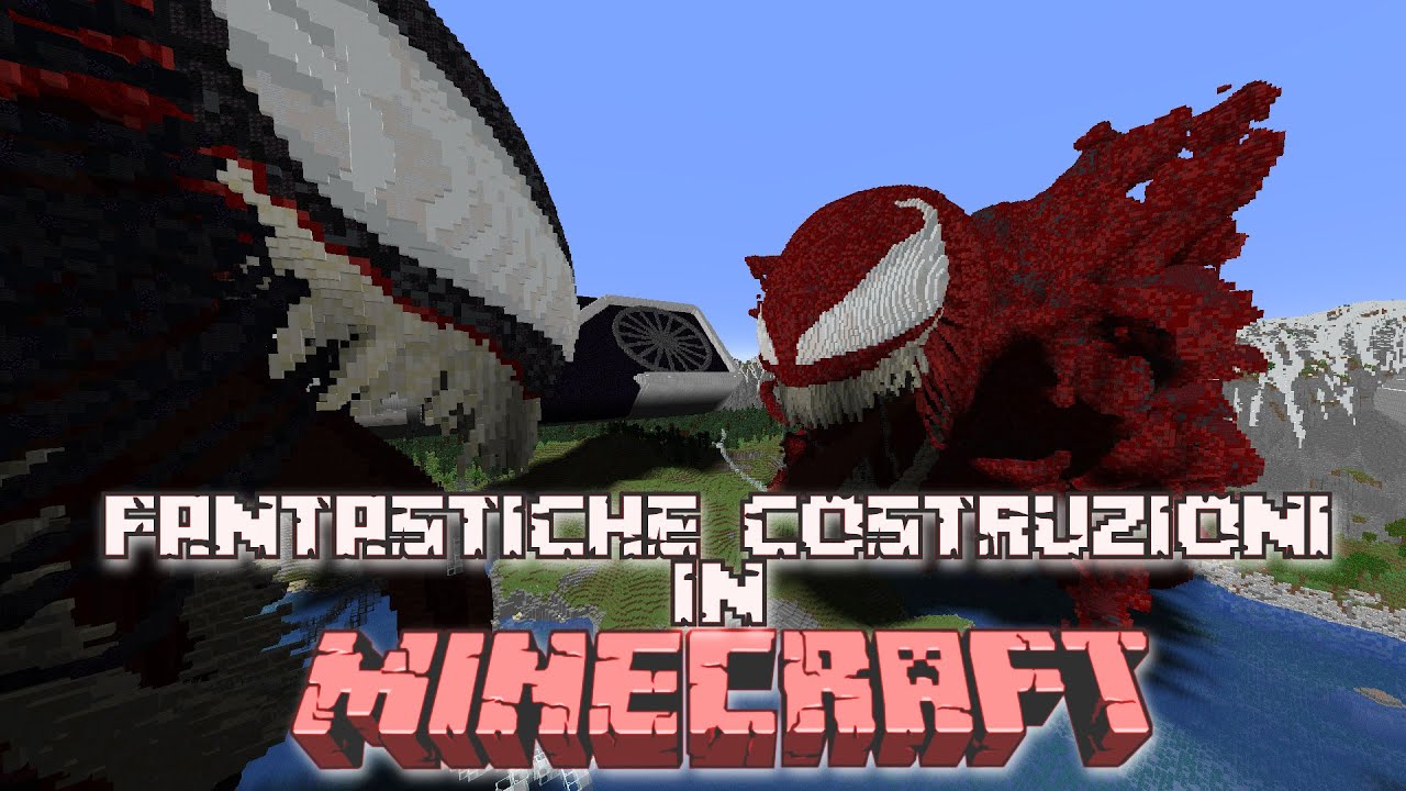 Venom e Carnage in Minecraft, bellissime builds by DIDJAXE, download in ...