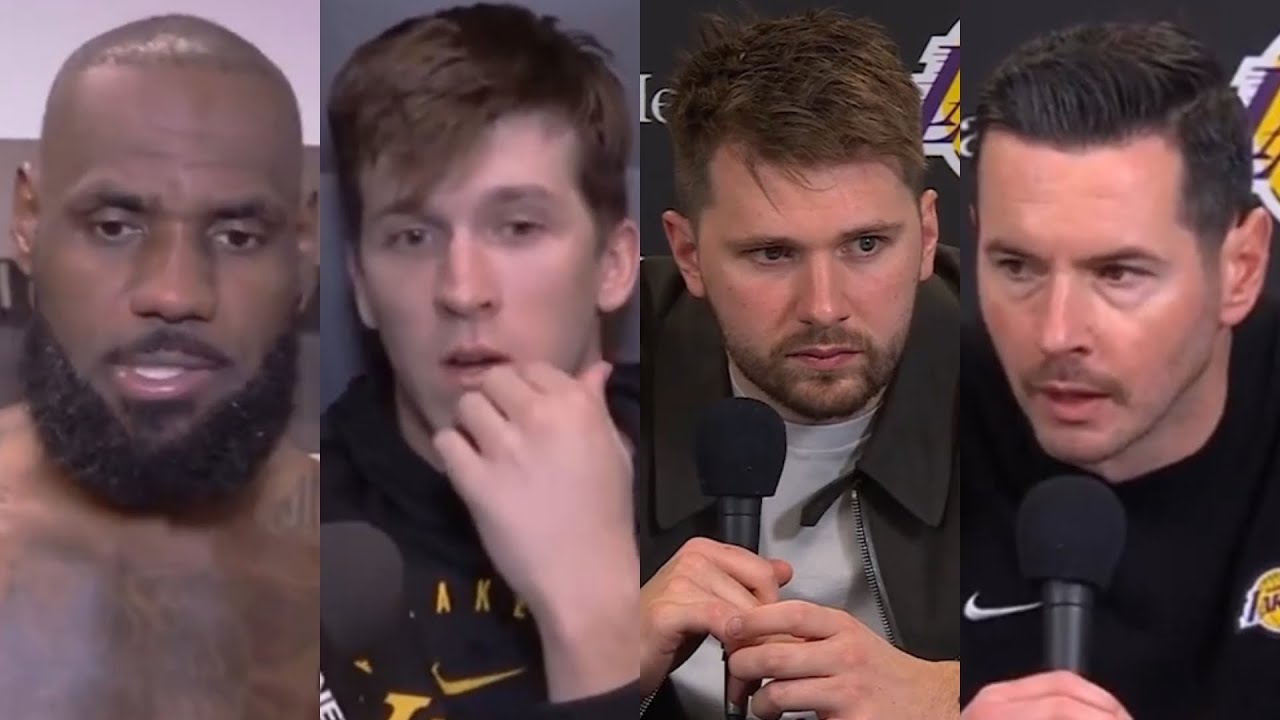 Lakers vs Celtics | Lakeshow Postgame Interviews x Highlights: LeBron ...
