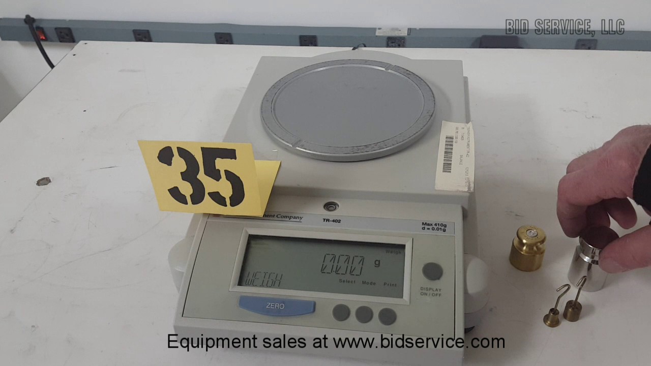 Denver Instrument TR-402 Balance #58765 - YouTube