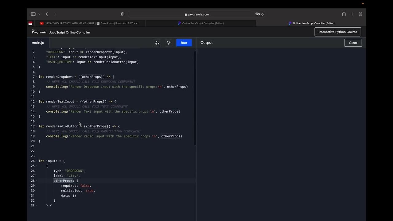 How to call functions dynamically in JavaScript using dictionary - YouTube