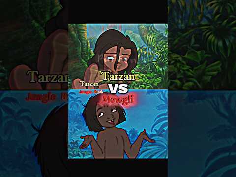 Tarzan Vs Mowgli #meme #edit #disney #tarzan #junglebook