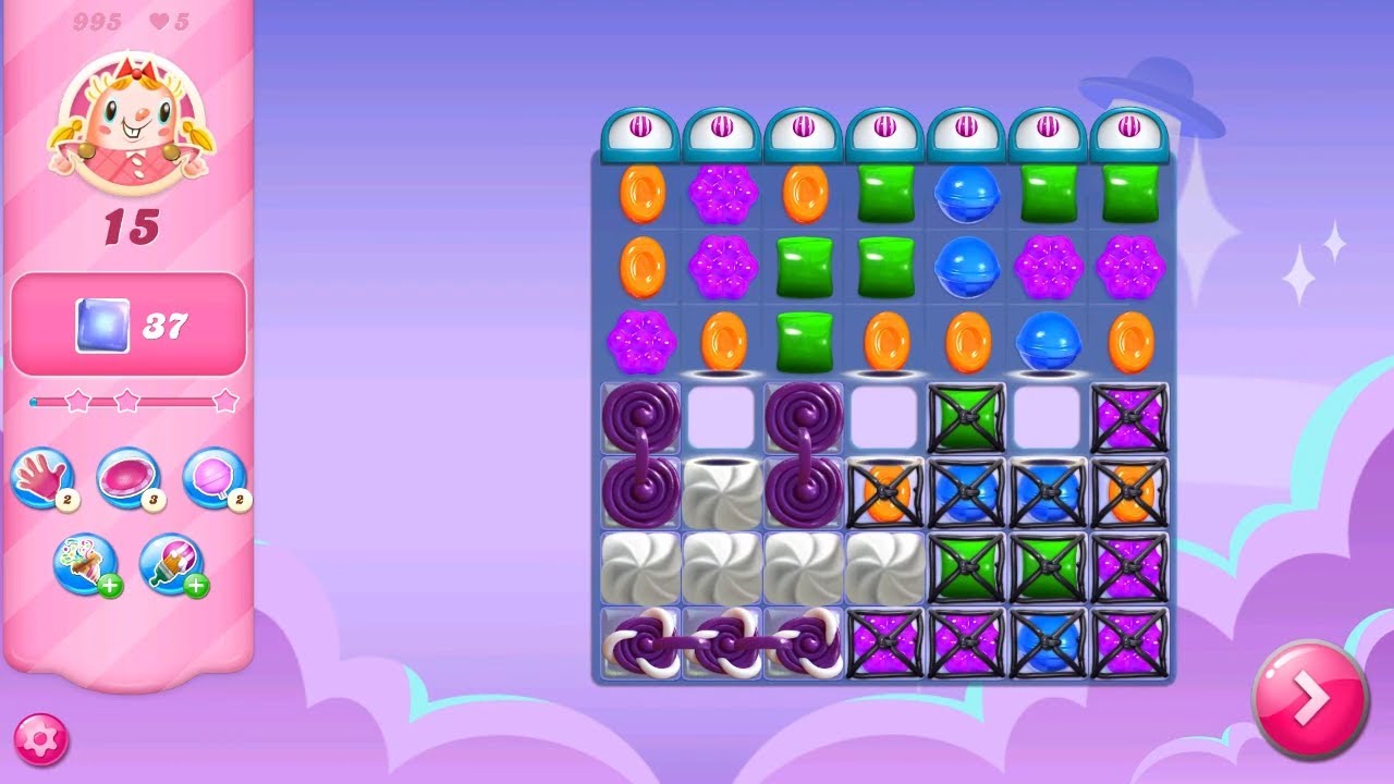 Candy Crush Saga LEVEL 995 NO BOOSTERS (new version)🔄 - YouTube