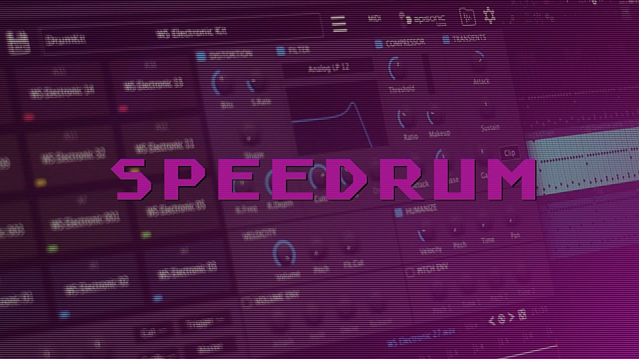 Apisonic Speedrum Drum Sampler Plugin Instrument - YouTube