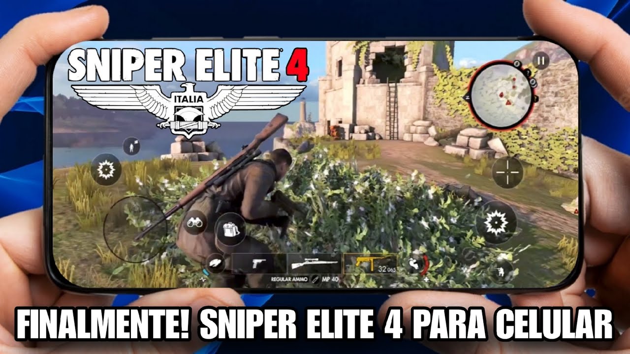 FINALMENTE!!!! SNIPER ELITE 4 MOBILE PORT DISPONÍVEL GAMEPLAY APP DOWNLOAD - YouTube