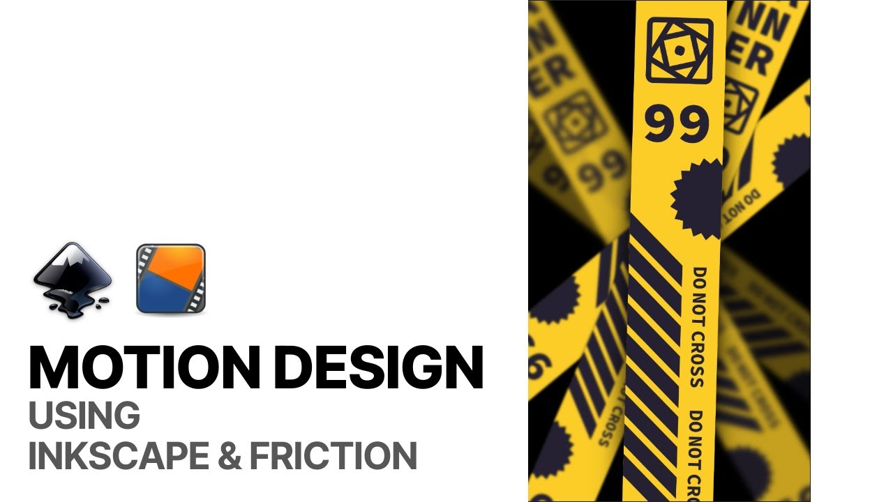 Motion Design using Inkscape & Friction | Tutorial - YouTube