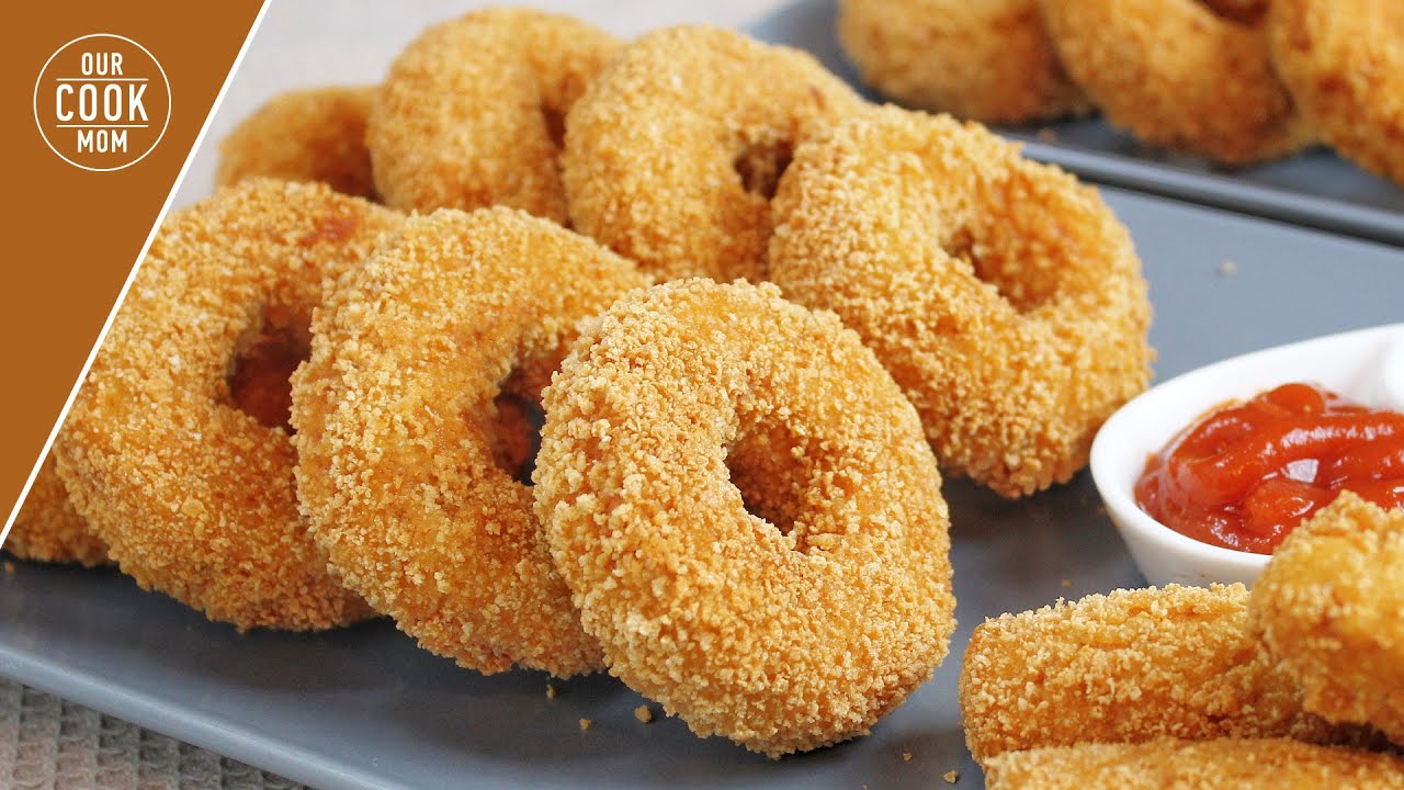 Homemade Chicken Nuggets Recipe :: How To Make Crispy Chicken Donuts ...